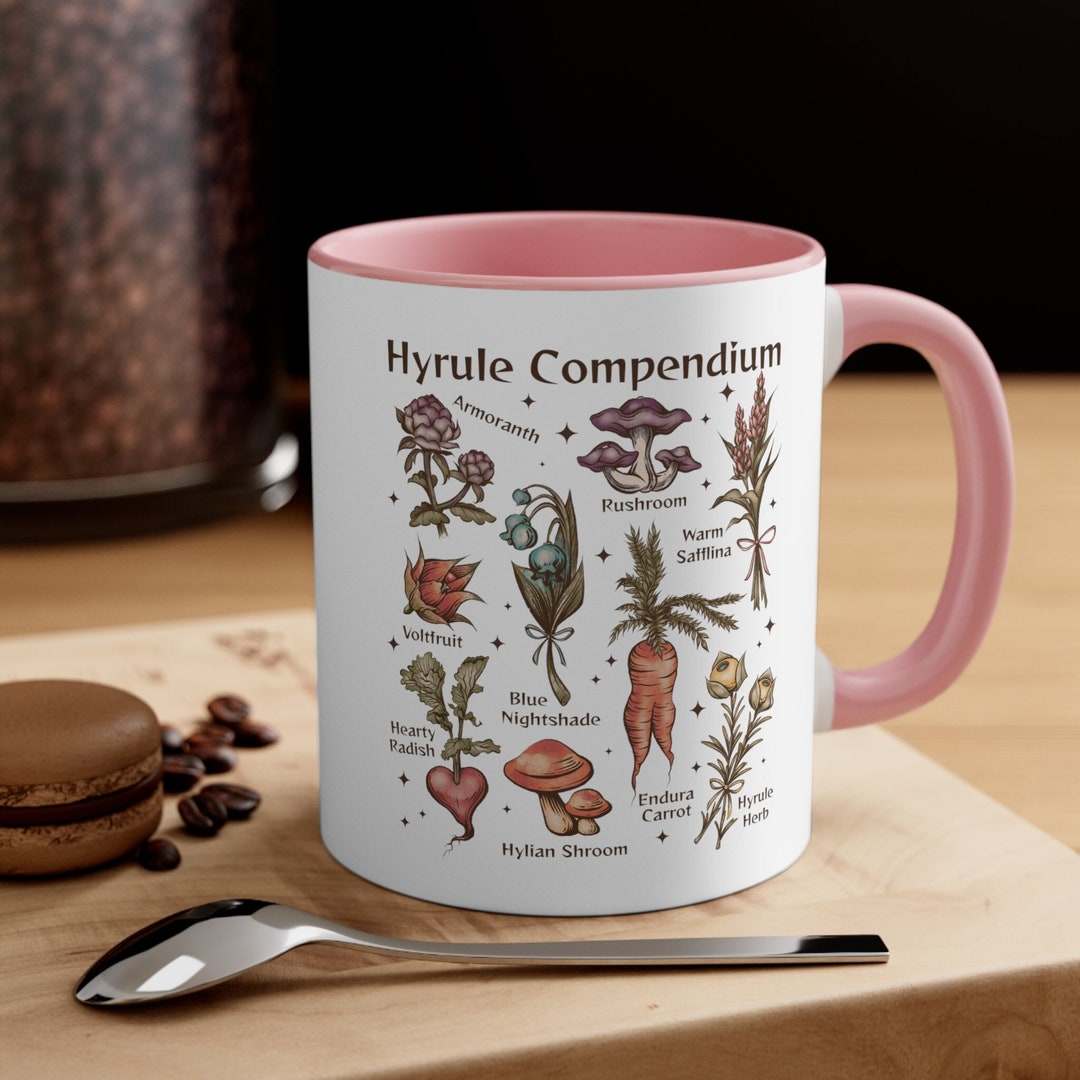 Zelda Hyrule Plant Compendium TOTK Mug: A Must-have for Zelda - Etsy