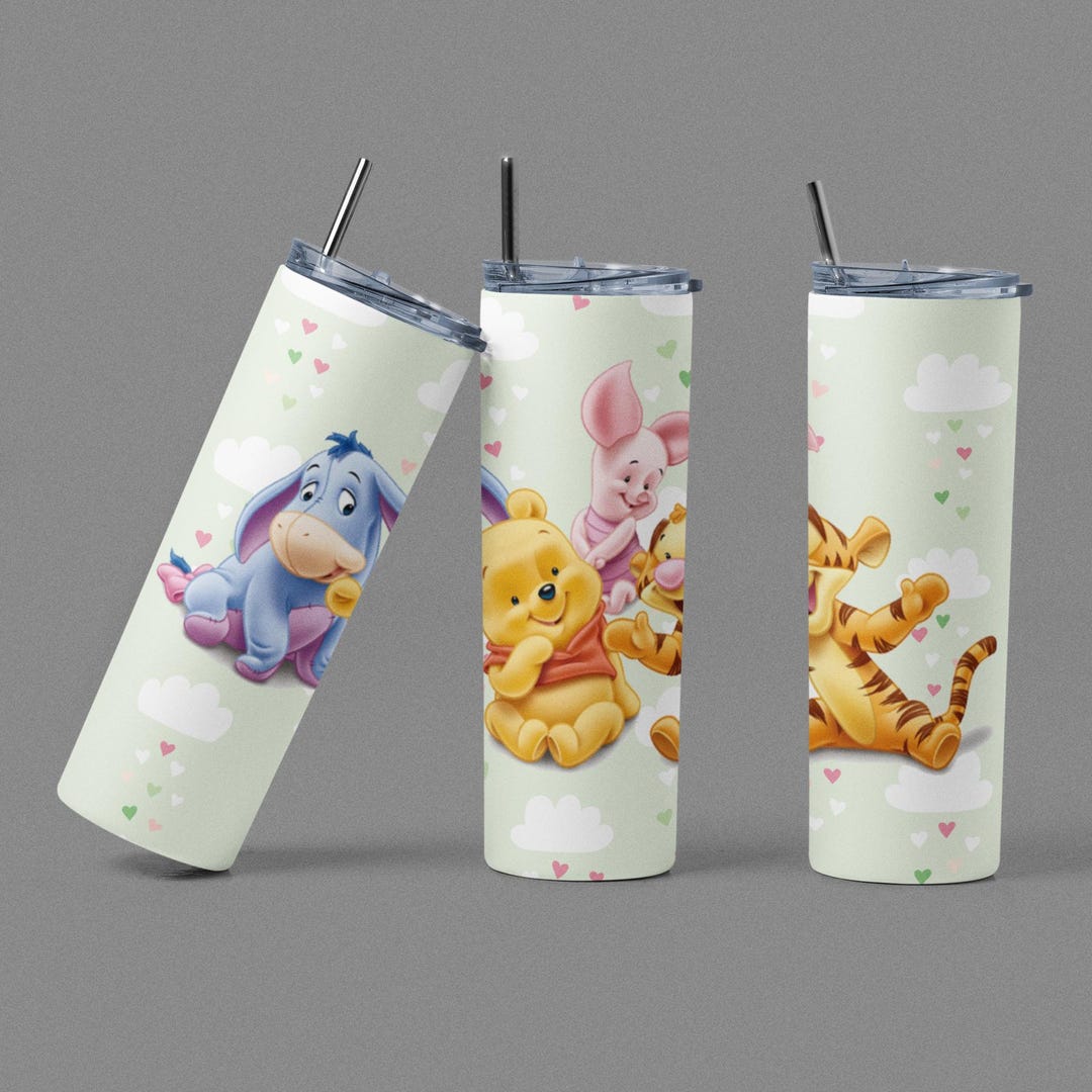Winnie the Pooh Water Bottle: 20oz Insulated Stainless Steel - Etsy