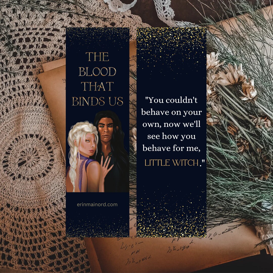 The Blood That Binds Us Bookmark - Etsy