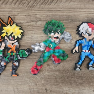 My Hero Academia Large Perler Bead Art - Etsy