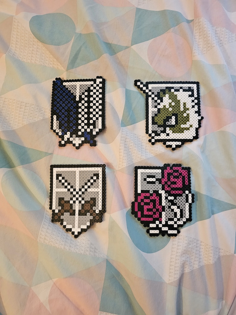 Attack on Titans Regiment Perler Bead Art - Etsy