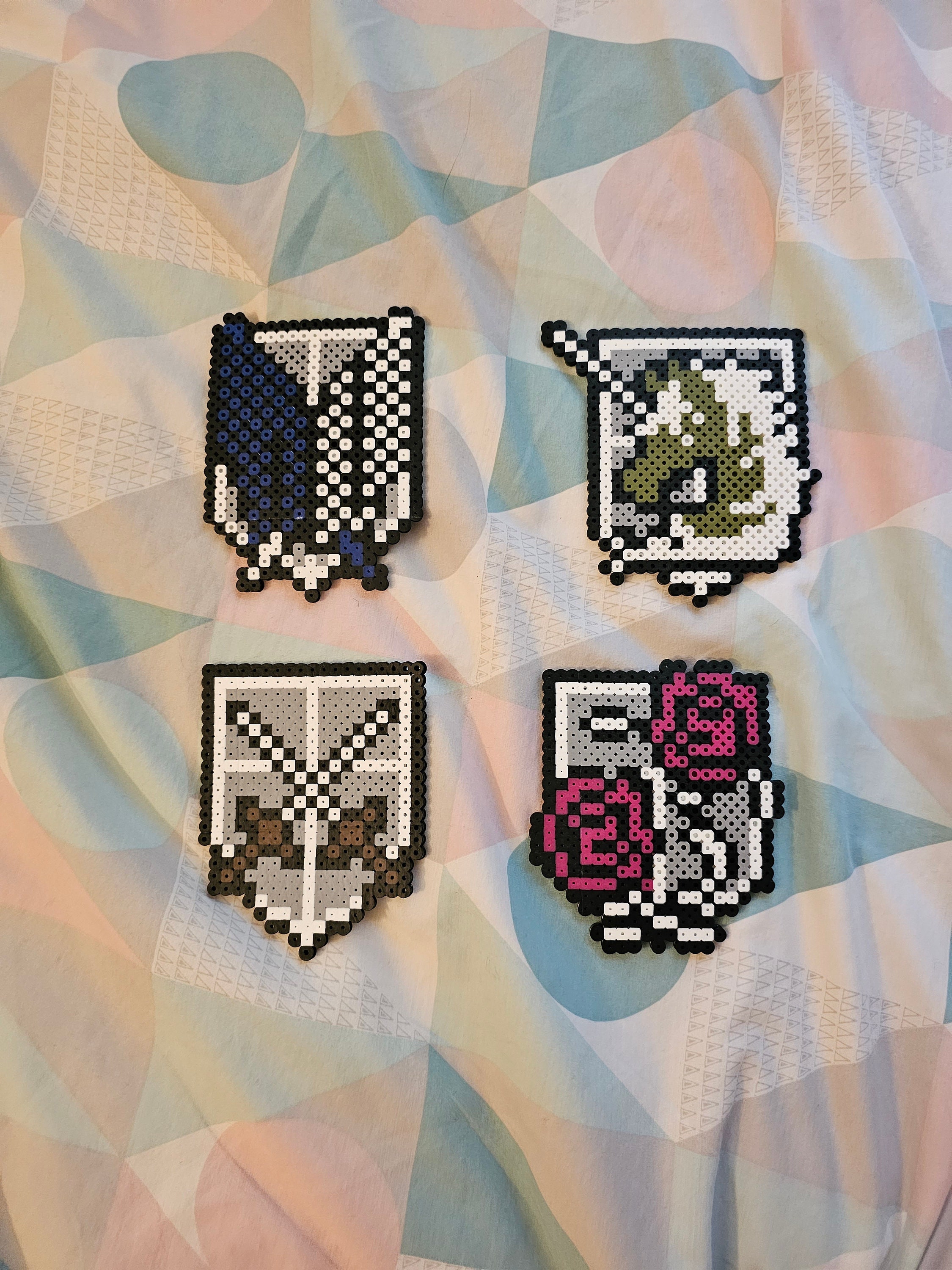 Attack on Titans Regiment Perler Bead Art - Etsy