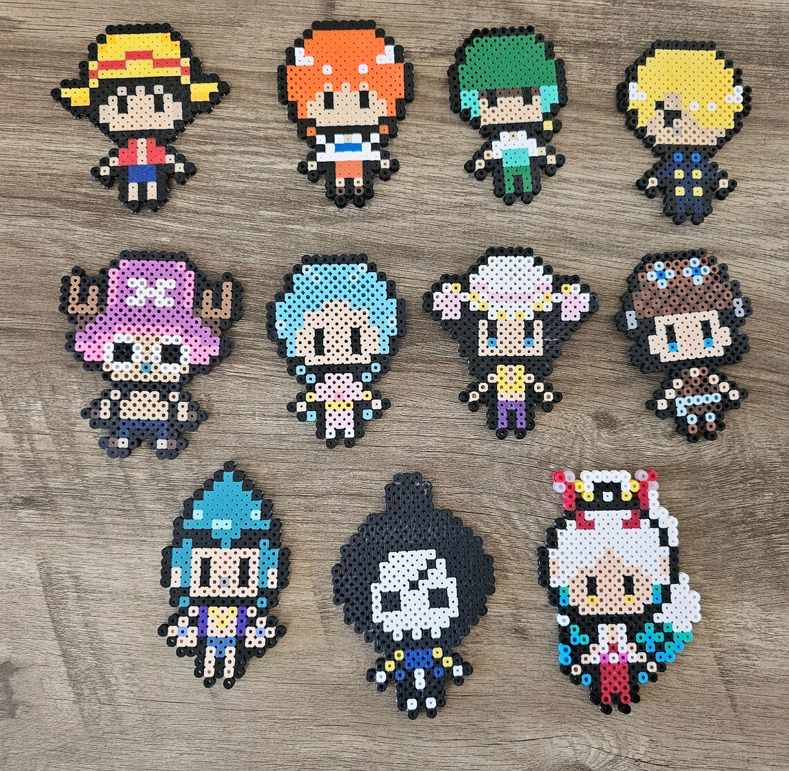 0ne Piece Chibi Perler Art - Etsy