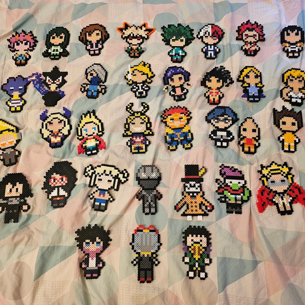 My Hero Academia Perler Bead Art - Etsy