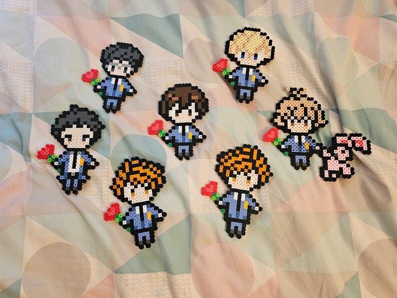 Ouran High School Host Club Perler Bead Art - Etsy