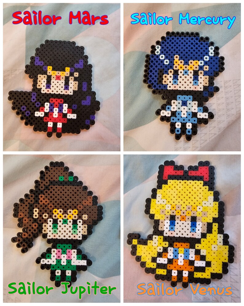 Chibi Sailor Moon Perler Bead Art - Etsy