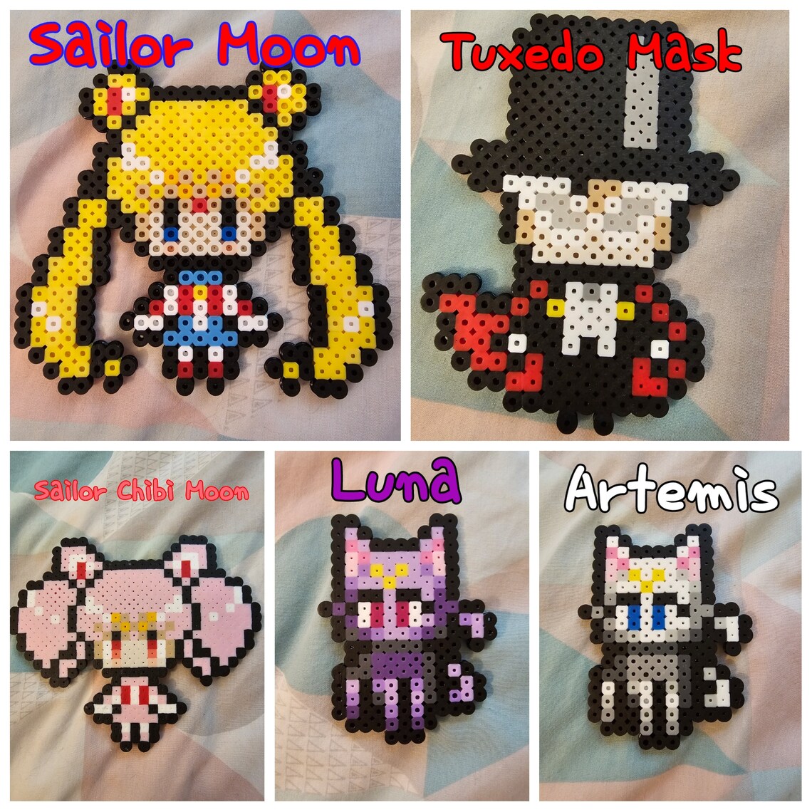 Chibi Sailor Moon Perler Bead Art - Etsy
