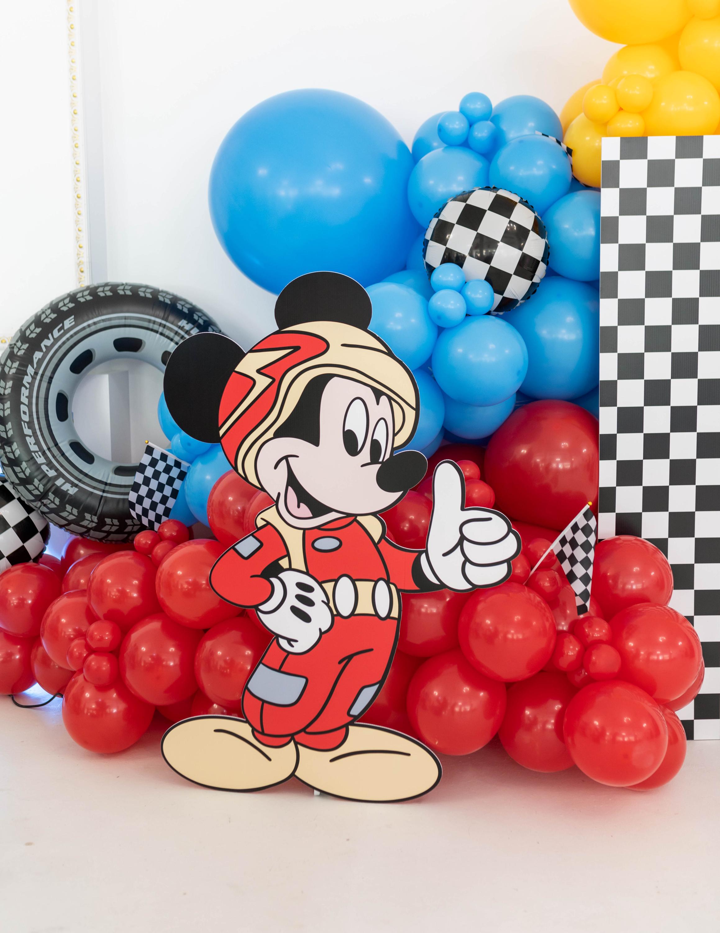 Mickey Roadster Racer PNG, Racing Party Mickey Digital Download Vintage ...