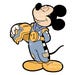 Mickey Blue Roadster Racer PNG, Racing Party Mickey Digital Download ...