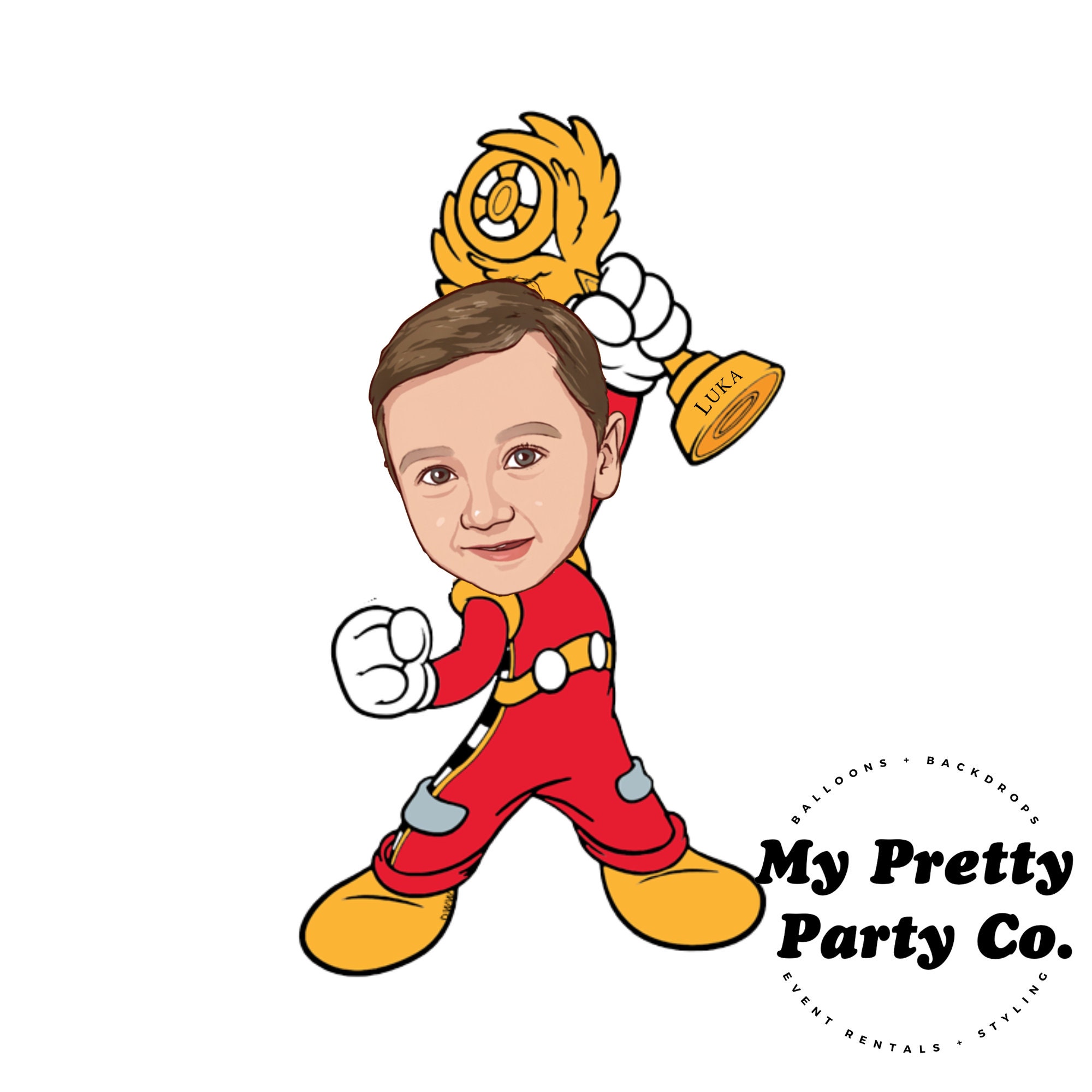 Custom Cartoon Race Car Birthday Racing Driver Party Kids - Etsy