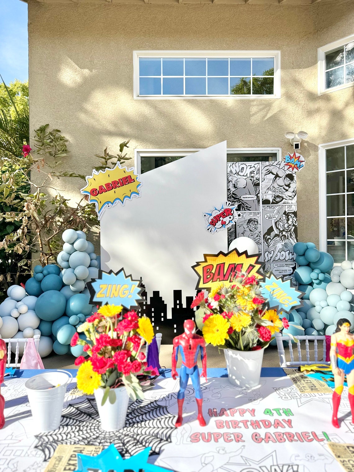 Spider Man Super Hero Welcome Sign Birthday Welcome Sign Spider-man ...