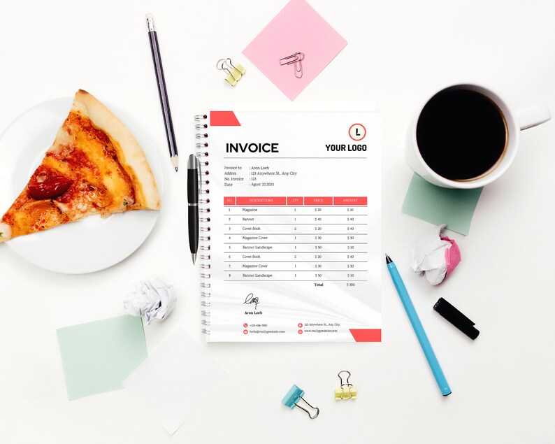 Business Invoice, Business Template for Small Business, Printable ...