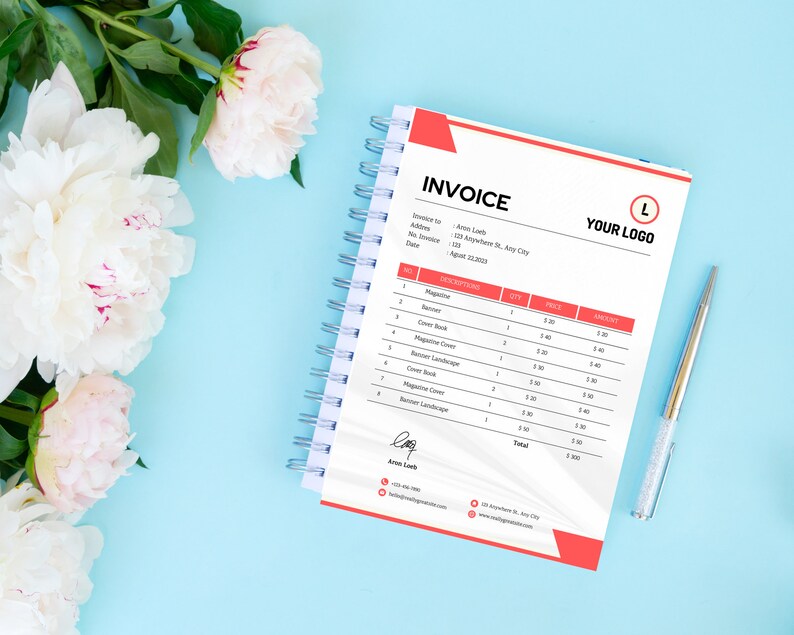 Business Invoice, Business Template for Small Business, Printable ...