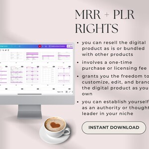 PLR Digital Planner, Plr ADHD Planner, Adhd Planner, Master Resell ...