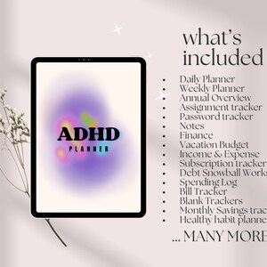 PLR Digital Planner, Plr ADHD Planner, Adhd Planner, Master Resell ...