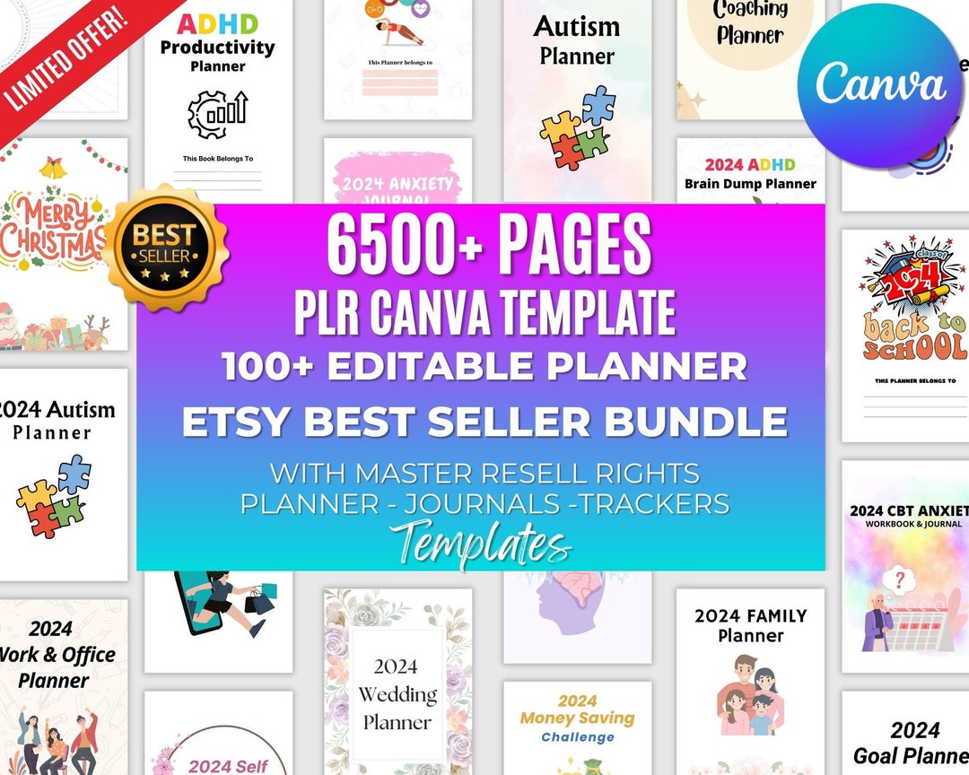 PLR Planners, MRR Digital Planner, PLR Journal, Plr Digital Product ...