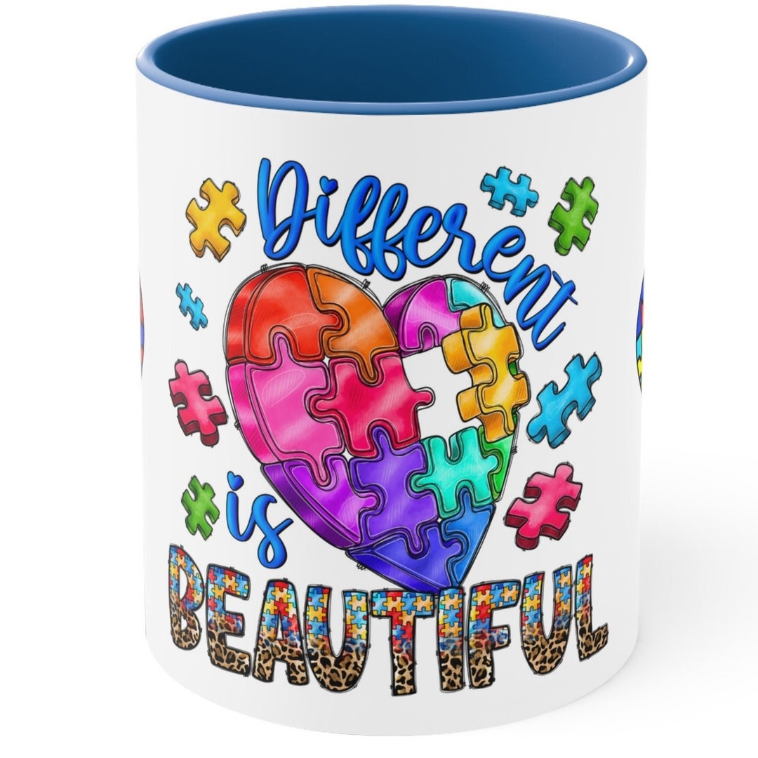 AUTISM AWARENESS MUG, Austism Mug, Austism Coffee Mugs, Autism ...