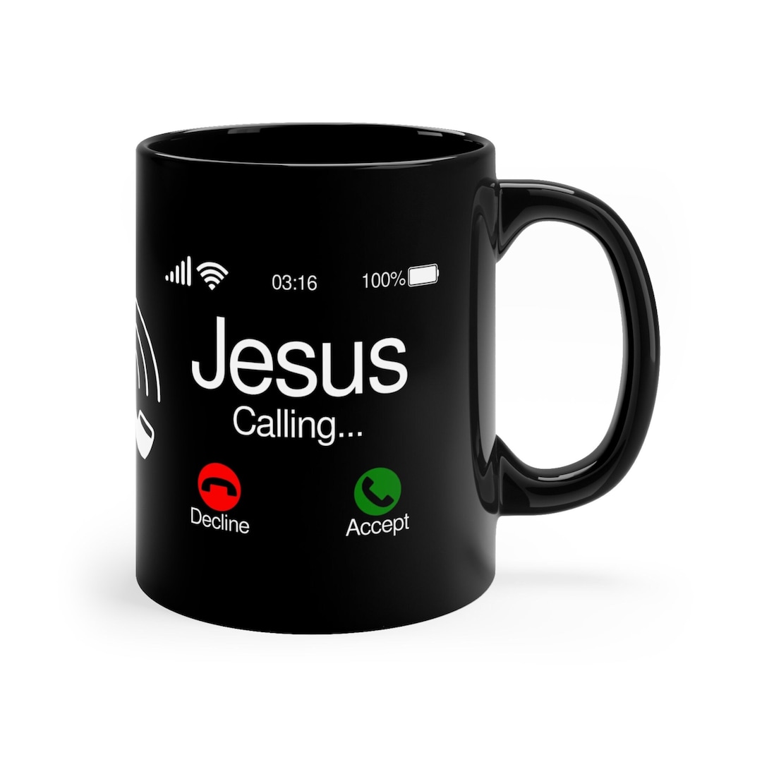 JESUS CALLING MUG Mug Mugs Gift Gifts Christian - Etsy