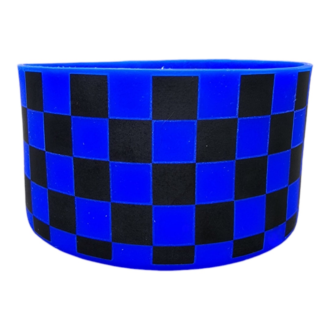 Blue Checker Stanley Boot | Blue Black Checkered Tumbler Accessories 20 ...