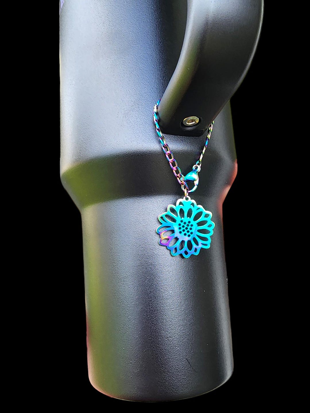 Black Chroma Stanley Charms | Chroma Flower Stanley Accessories | Cup ...