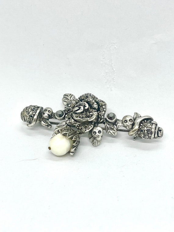 Alexander Mcqueen Signed Brooch Designer Jewelry Statement Brooch Pin Collectible Fashion Accessory Etsy