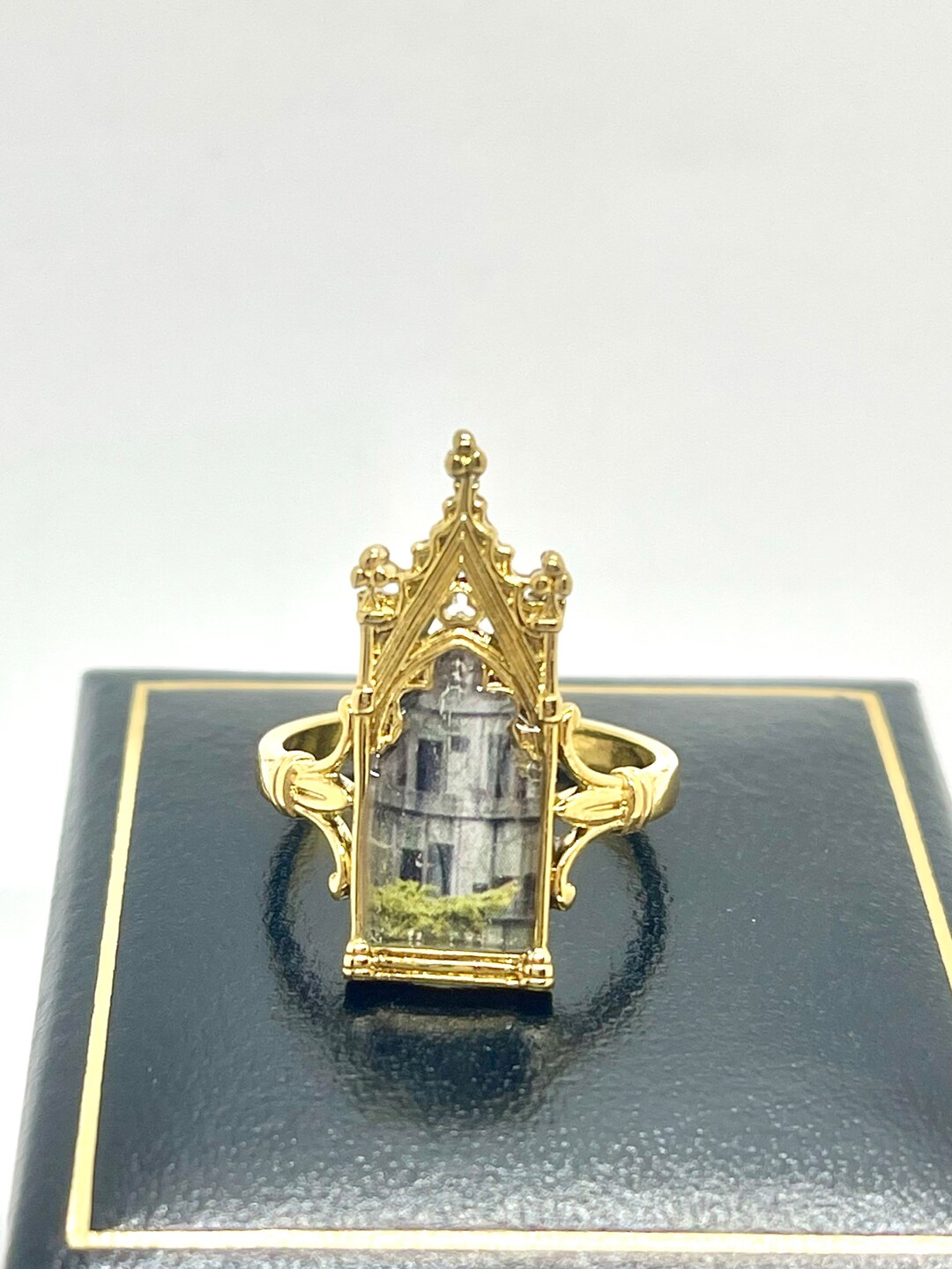 Doorway Ring Castle Doorway Cinderella Ring Transparent Window Gold or ...
