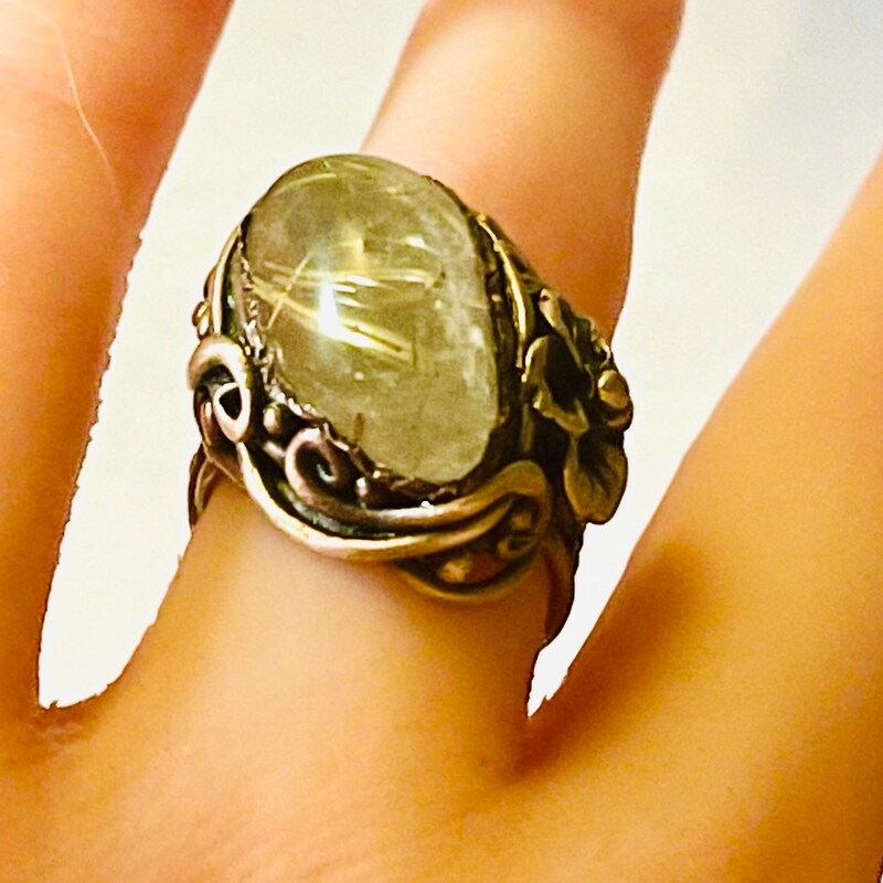 Crystal Ball Ring - Etsy