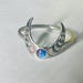 Gothic Moon Phase Ring: Color Changing Moonstone, Wiccan Jewelry - Etsy