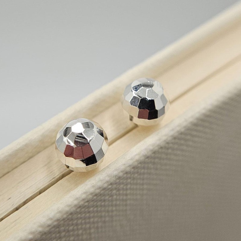 Earring Studs Disco Ball - Etsy UK