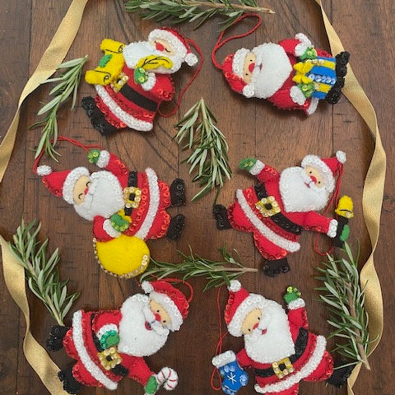 Handmade Santas - Etsy