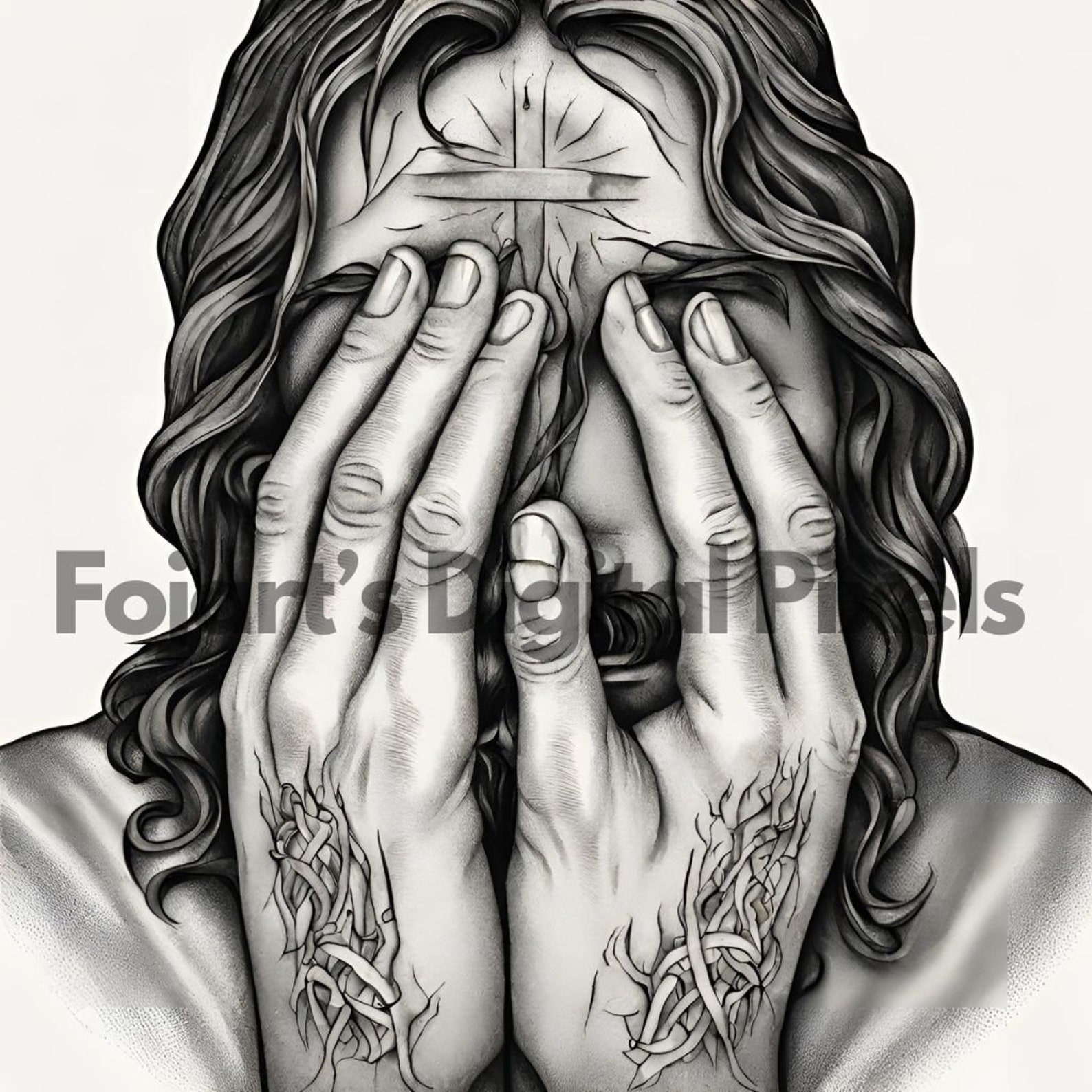 Hand of Jesus Tattoo Jesus Christ Hand Tattoo Jesus Hands Tattoo ...