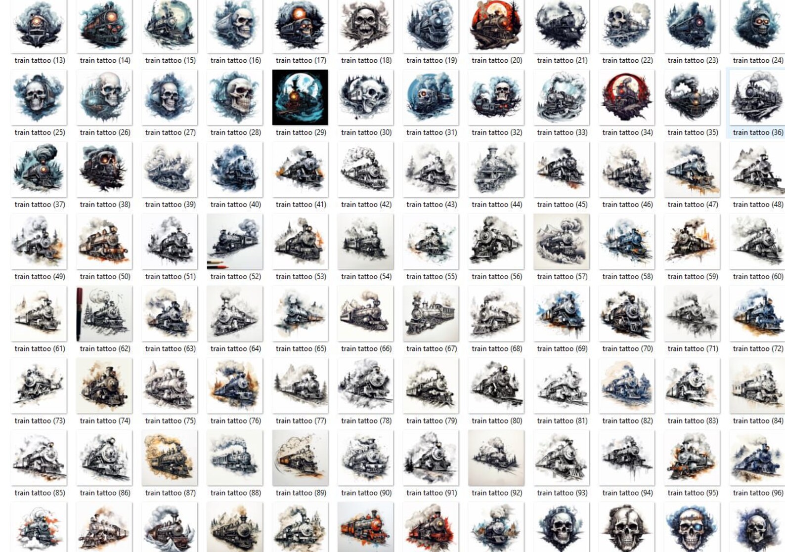 Train Tattoo Ideas Small Train Tattoo Simple Train Tattoo Crazy Train ...