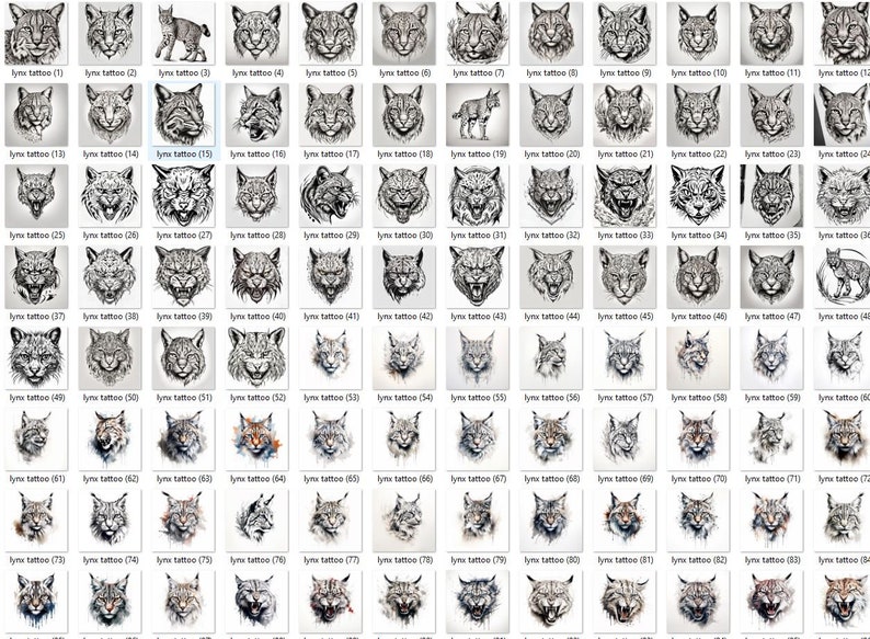 Lynx Tattoo Ideas Lynx Tattoo Design Lynx Tattoo Simple Lynx ...