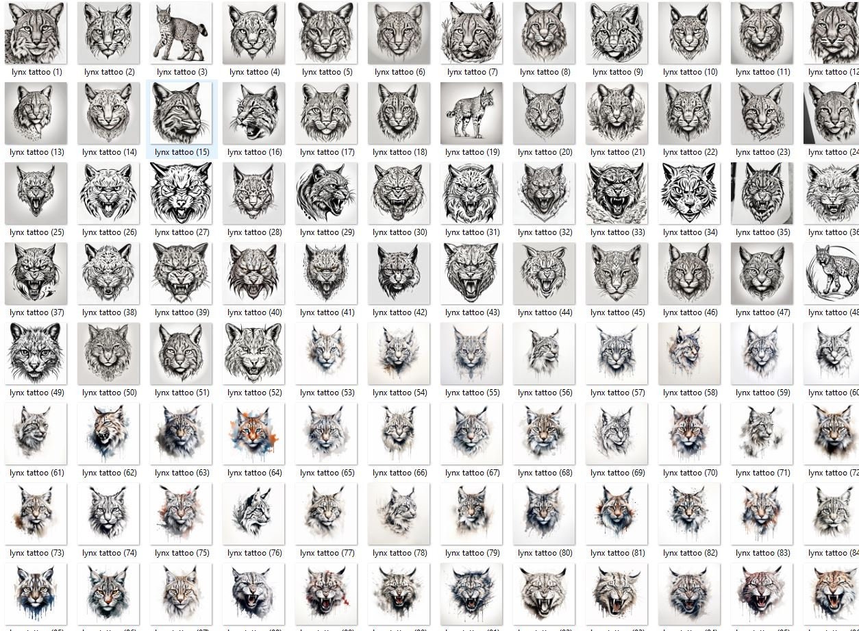 Lynx Tattoo Ideas Lynx Tattoo Design Lynx Tattoo Simple Lynx ...