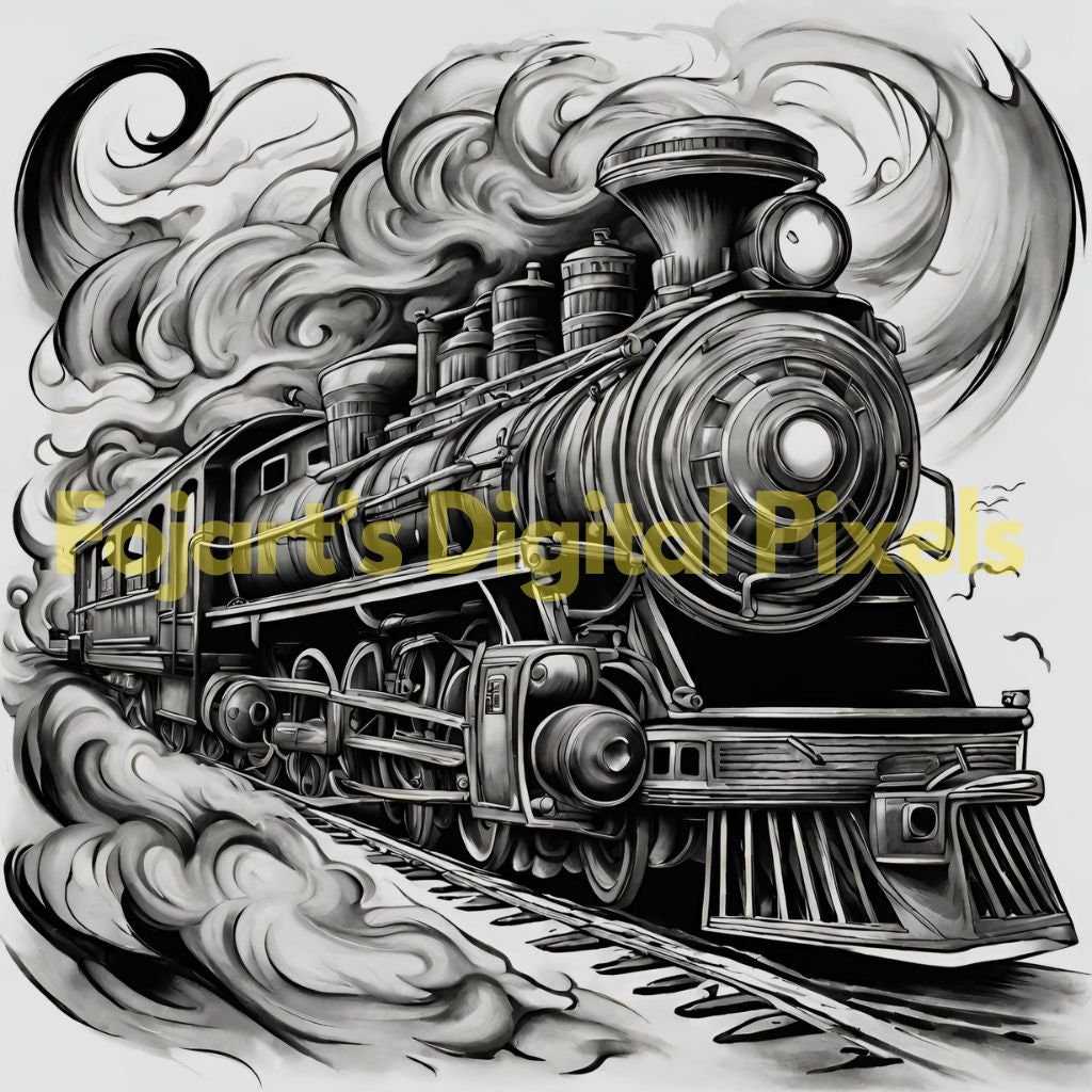 Train Tattoo Ideas Small Train Tattoo Simple Train Tattoo Crazy Train ...