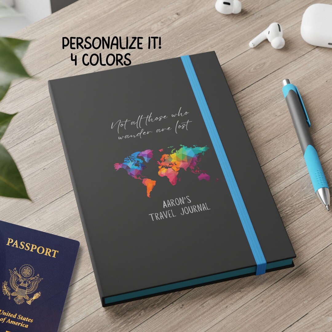 Personal Travel Notebook Bucketlist Journal Personal Custom Travel ...