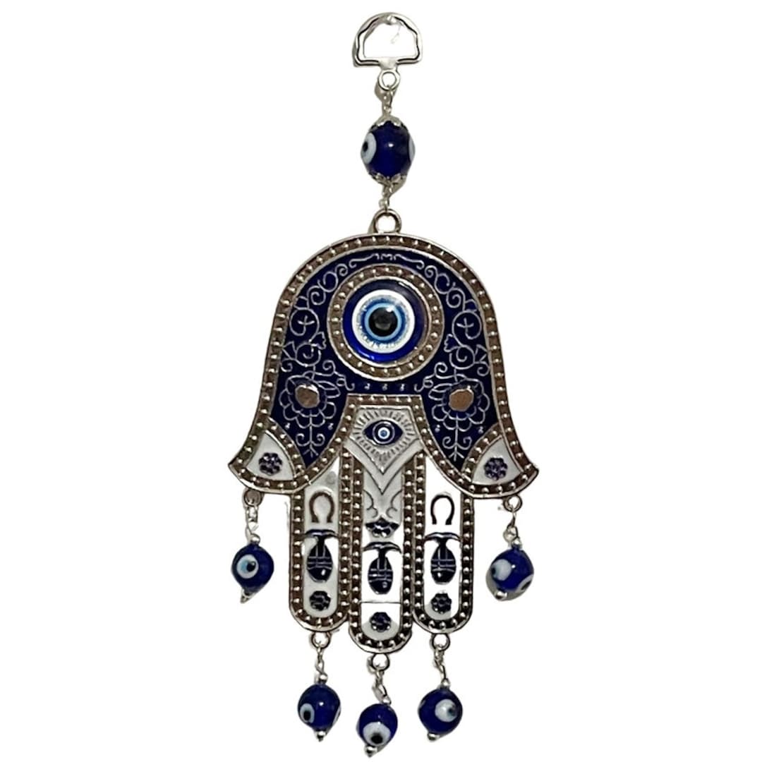 Lucky Hamza Fatima Hand Evil Eye Wall Hanging Decor - Etsy
