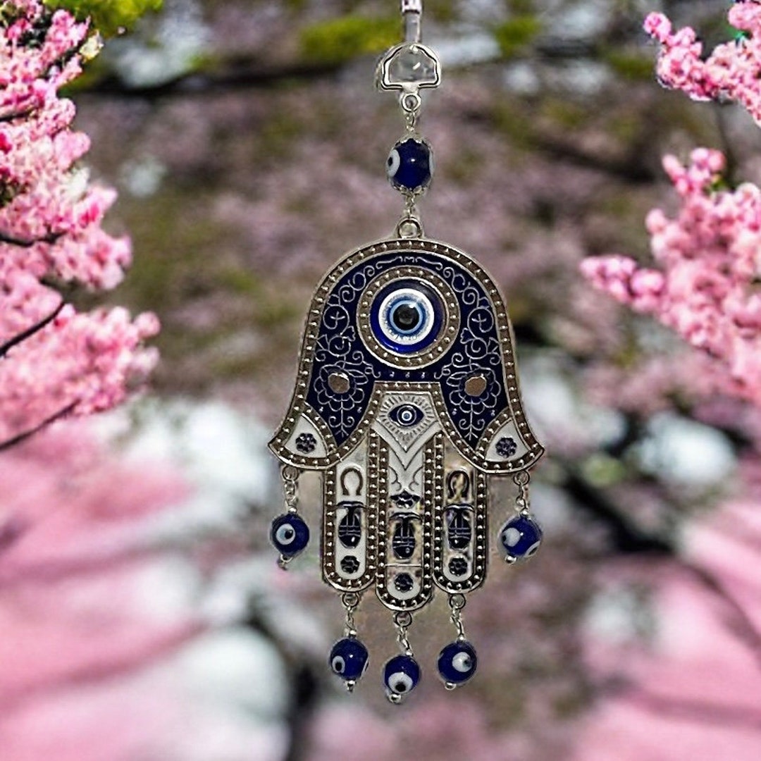 Lucky Hamza Fatima Hand Wall Hanging Evil Eye - Etsy