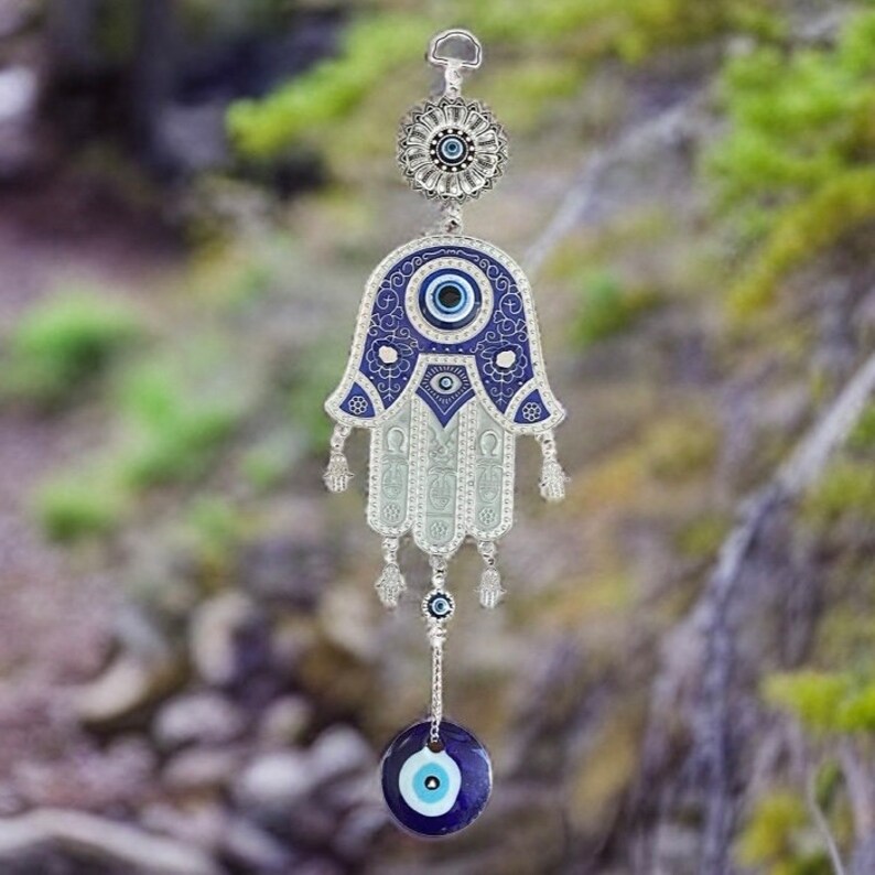 Hamza Fatima Hand Wall Hanging Evil Eye - Etsy