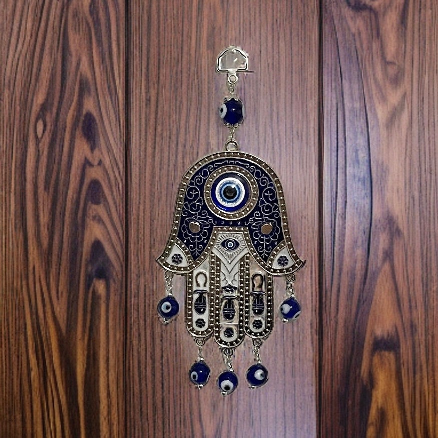 Lucky Hamza Fatima Hand Wall Hanging Evil Eye - Etsy