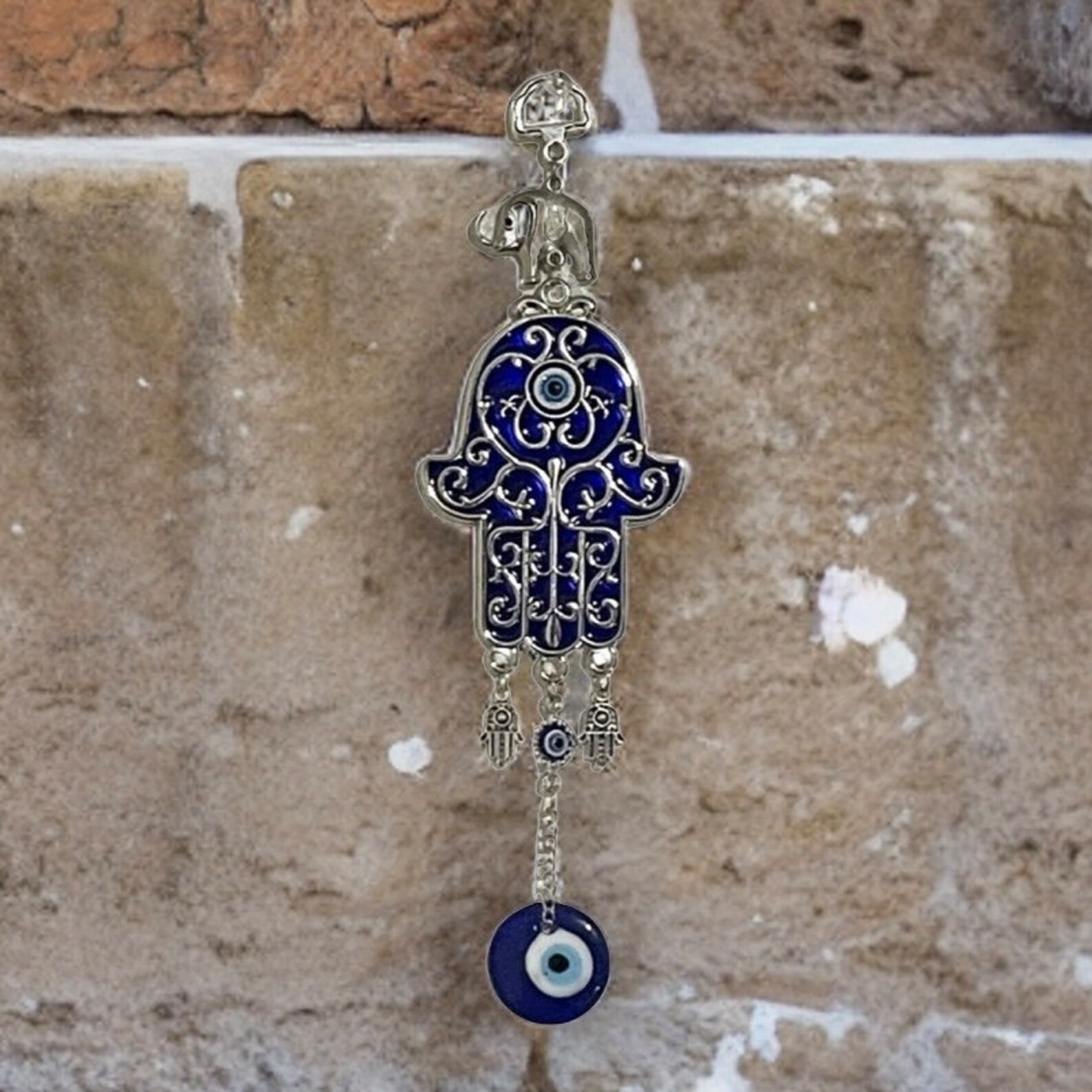 Hamza Fatima Hand Wall Hanging Evil Eye Decoration - Etsy