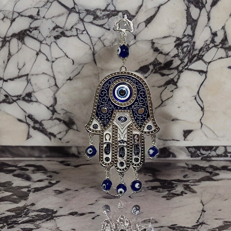 Lucky Hamza Fatima Hand Wall Hanging Evil Eye - Etsy