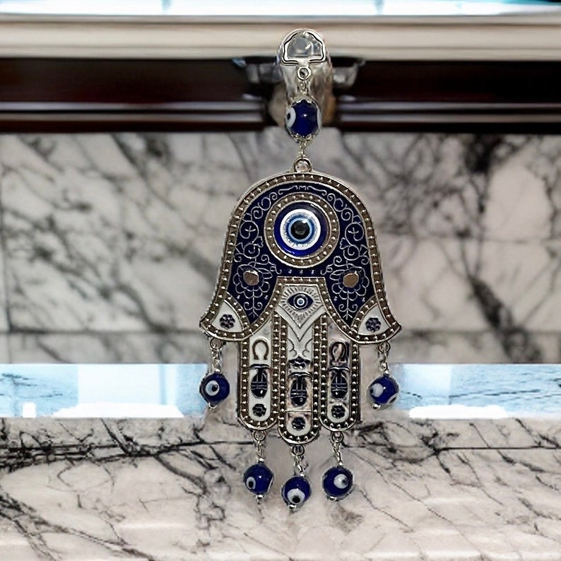 Lucky Hamza Fatima Hand Wall Hanging Evil Eye - Etsy