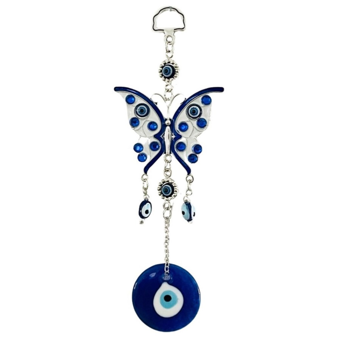 Lucky Butterfly Evil Eye Wall Hanging Protection Decor - Etsy