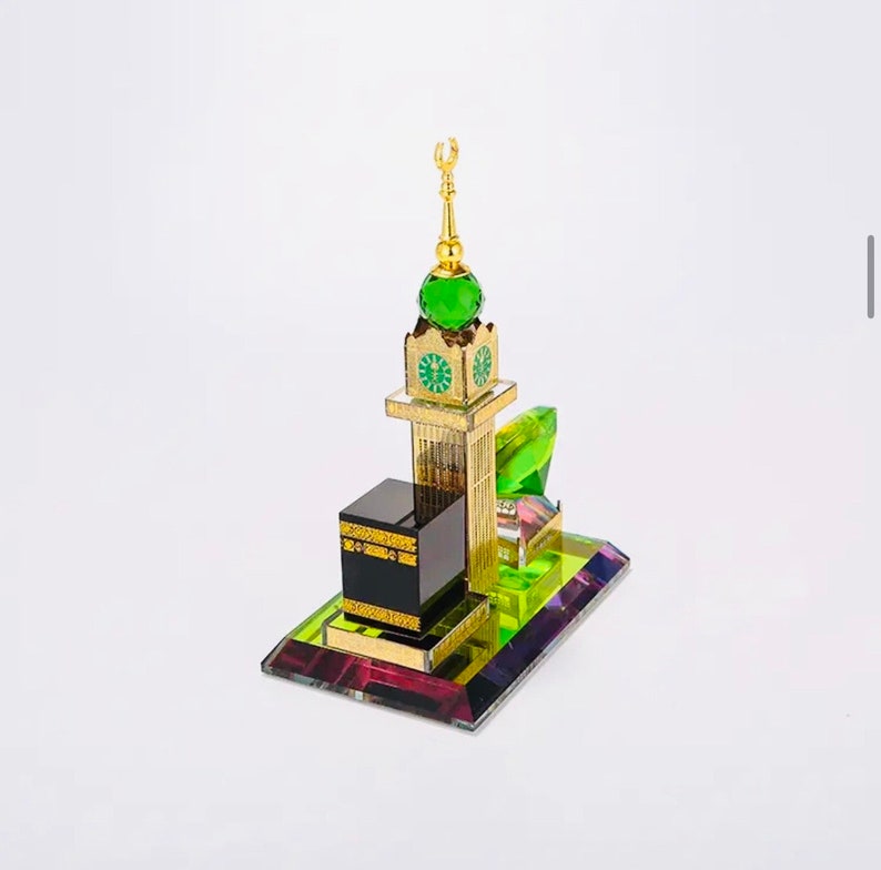 Muslim Kaaba Clock Tower Model Islamic Architecture Souvenirs Home ...