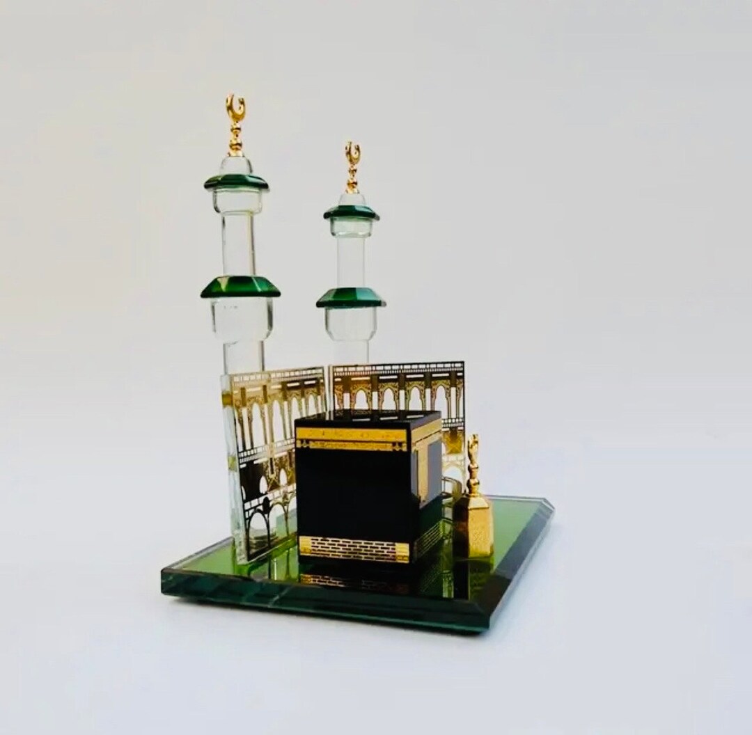Muslim Kaaba Clock Tower Model Islamic Architecture Souvenirs Home ...