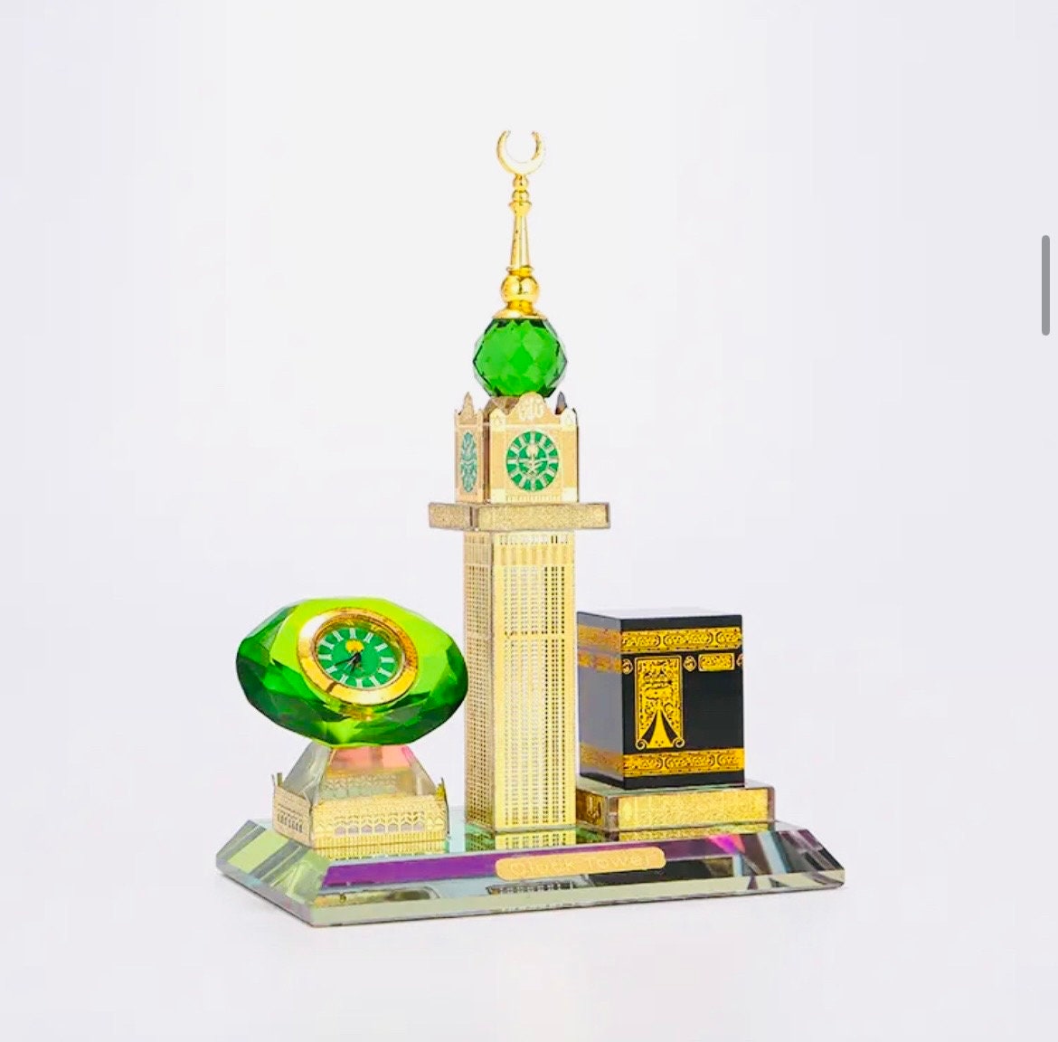 Muslim Kaaba Clock Tower Model Islamic Architecture Souvenirs Home ...