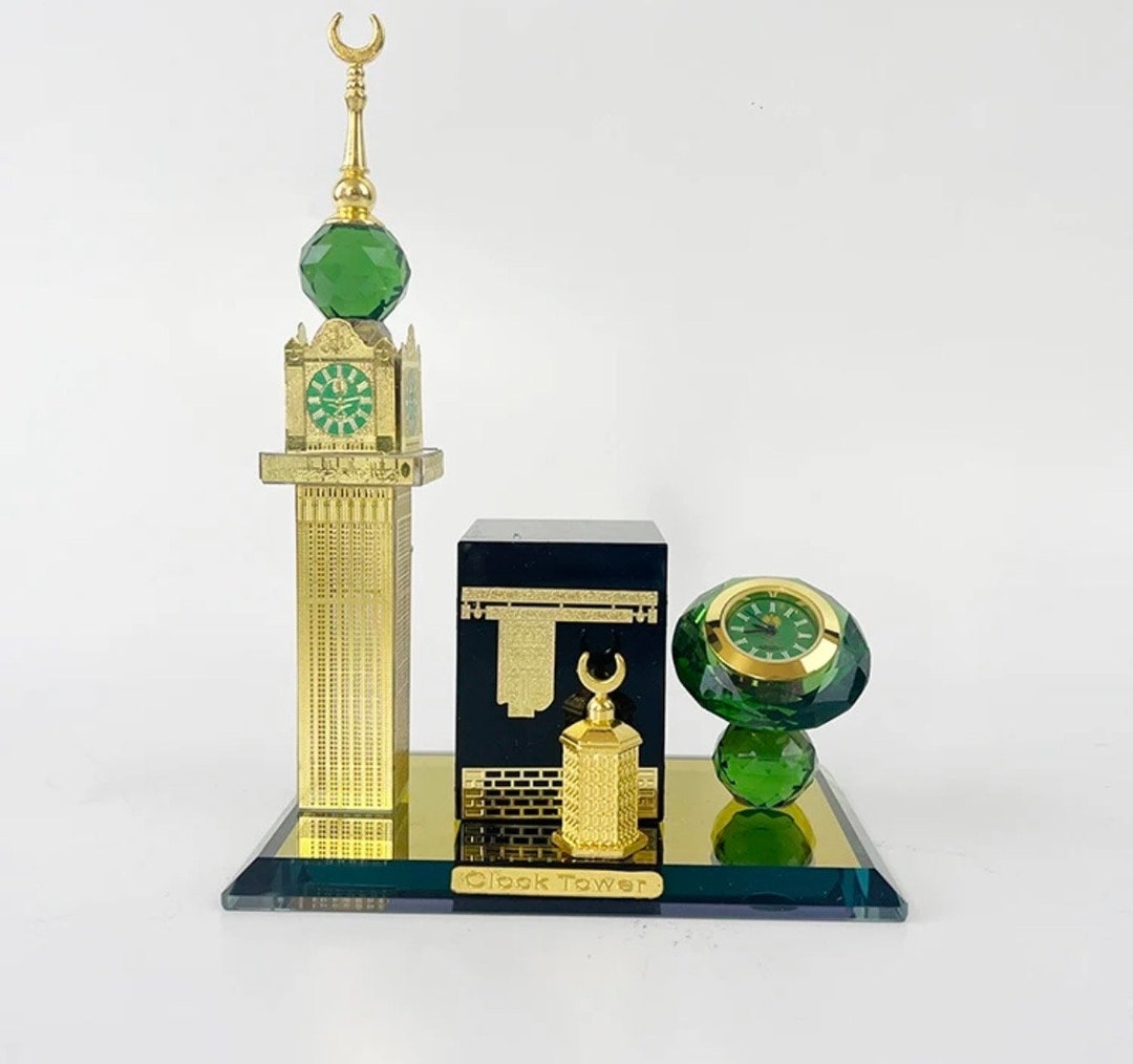 Muslim Kaaba Clock Tower Model Islamic Architecture Souvenirs Home ...