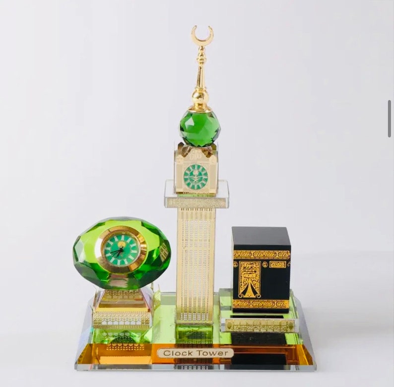 Muslim Kaaba Clock Tower Model Islamic Architecture Souvenirs Home ...