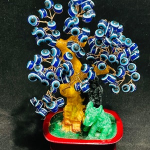 Lucky Money Tree Evil Eye Decoration Stand - Etsy